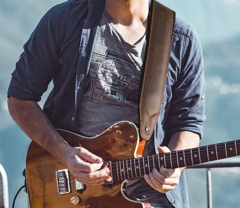13 Best Leather Guitar Straps Guide: Which One is Right For You?